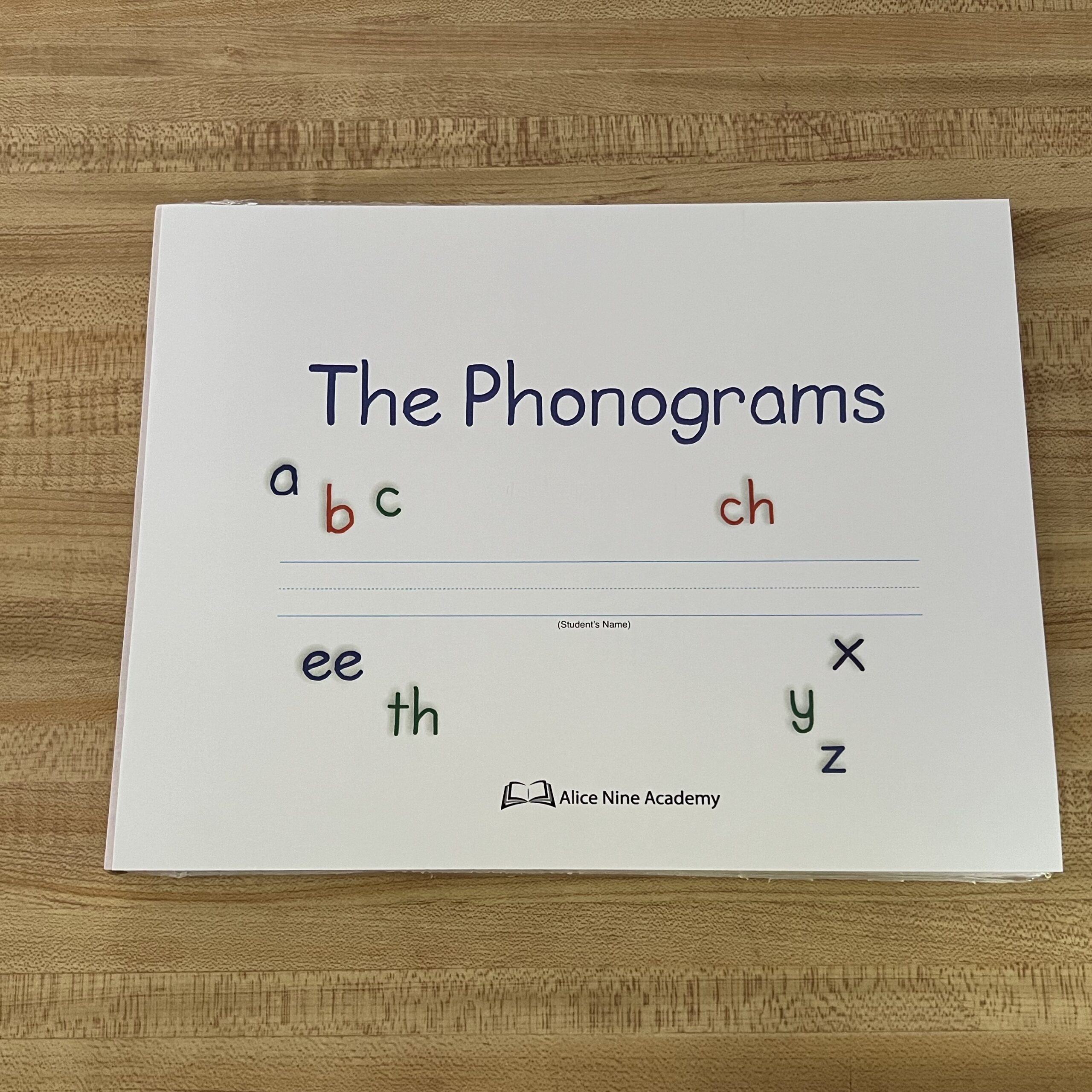 The Phonograms Student Work Text - Alice Nine Academy