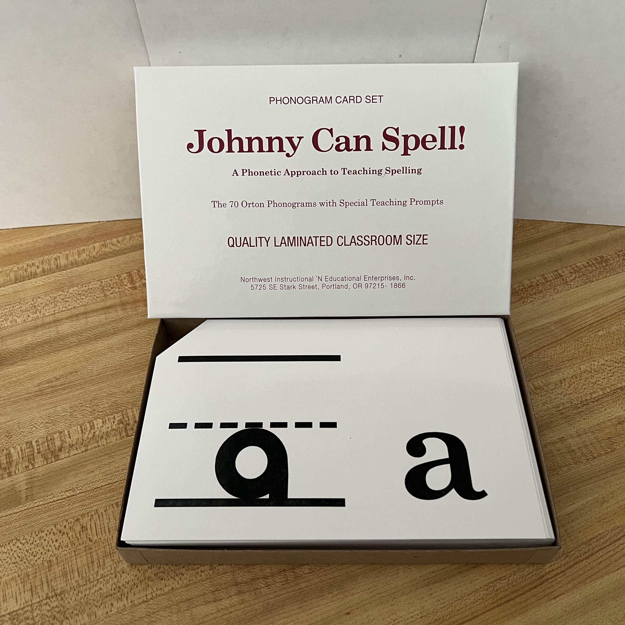 Johnny Can Spell Phonogram Card Set - Alice Nine Academy
